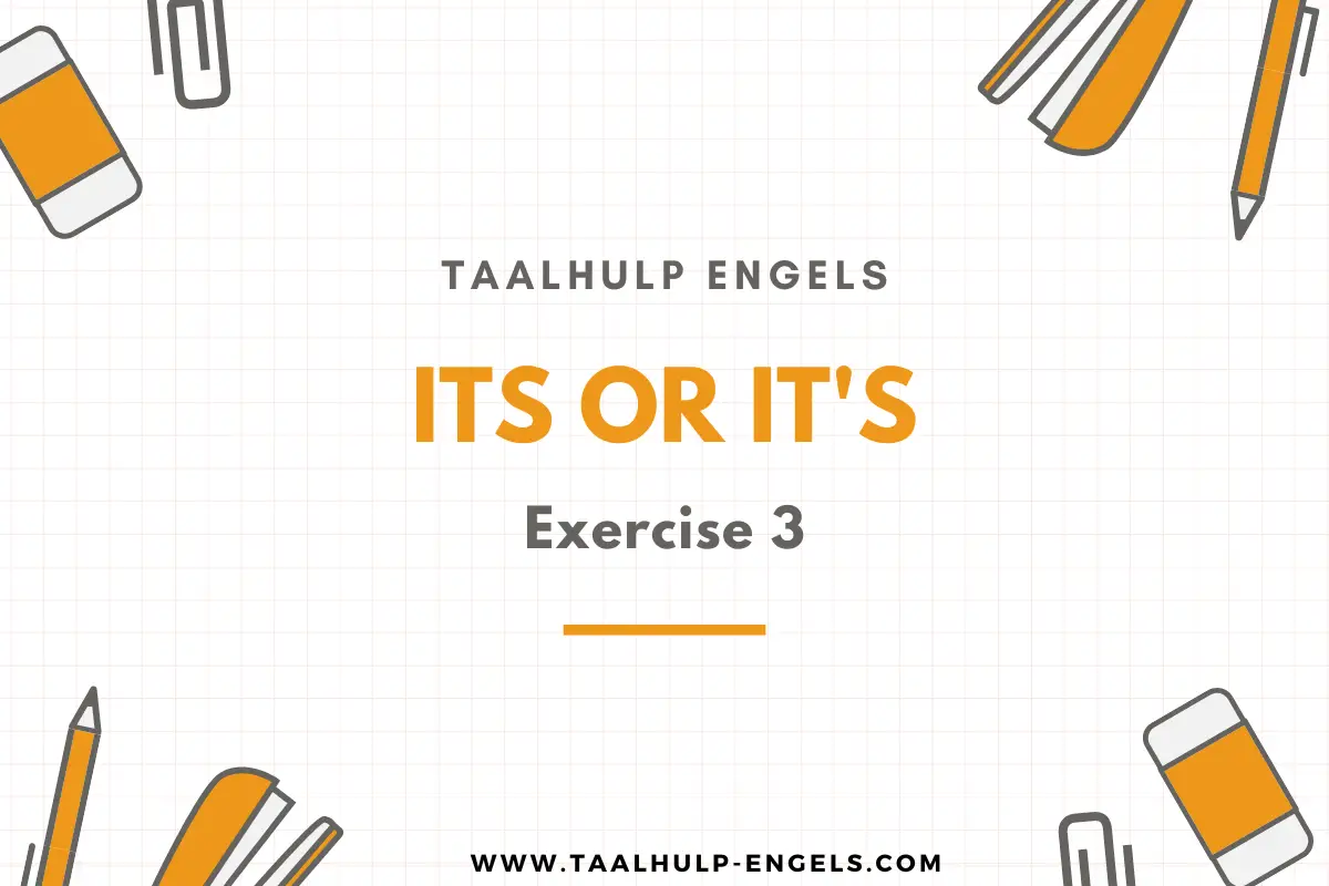 Vocabulary – Taalhulp Engels